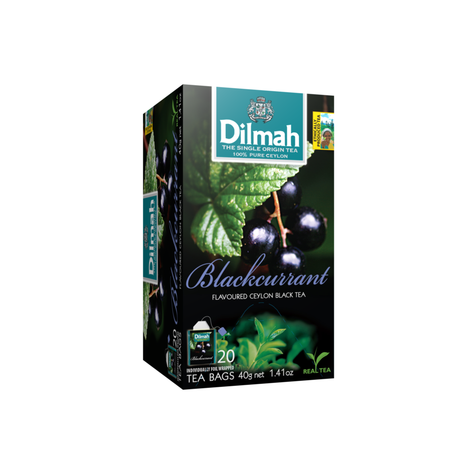 Blackcurrant Fun Flavoured Tea - 20 Tea Bags – Dilmah-Singapore
