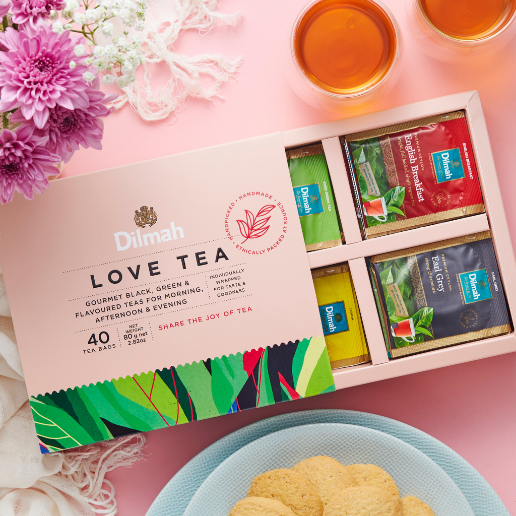 Love Tea Variety Gift Pack-4x10 Individually Wrapped Tea Bags – Dilmah ...