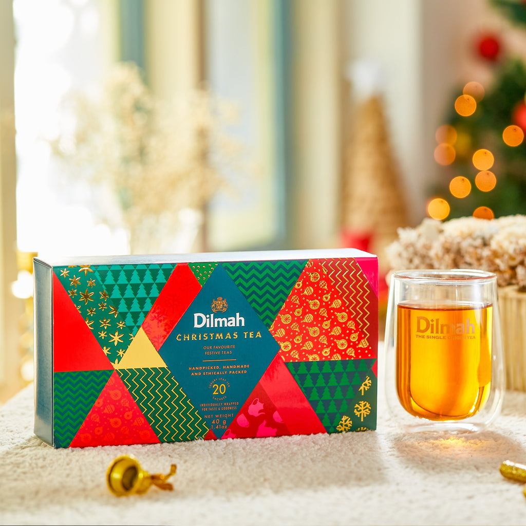 Dilmah Christmas Tea Variety Gift Pack-2x10 Individually Wrapped Tea B ...