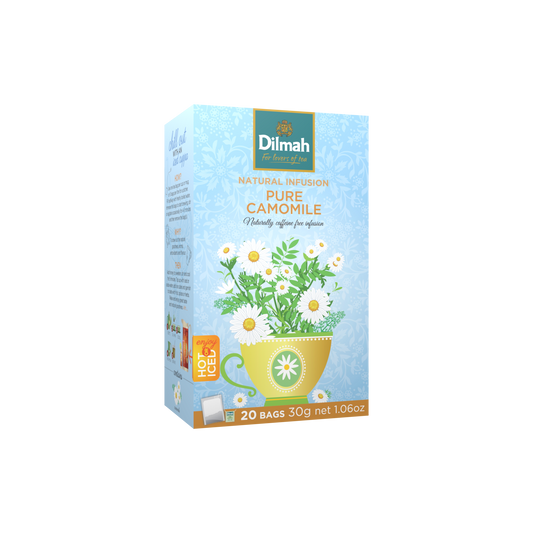 Pure Camomile Flower - 20 String & Tag Bags – Dilmah-Singapore