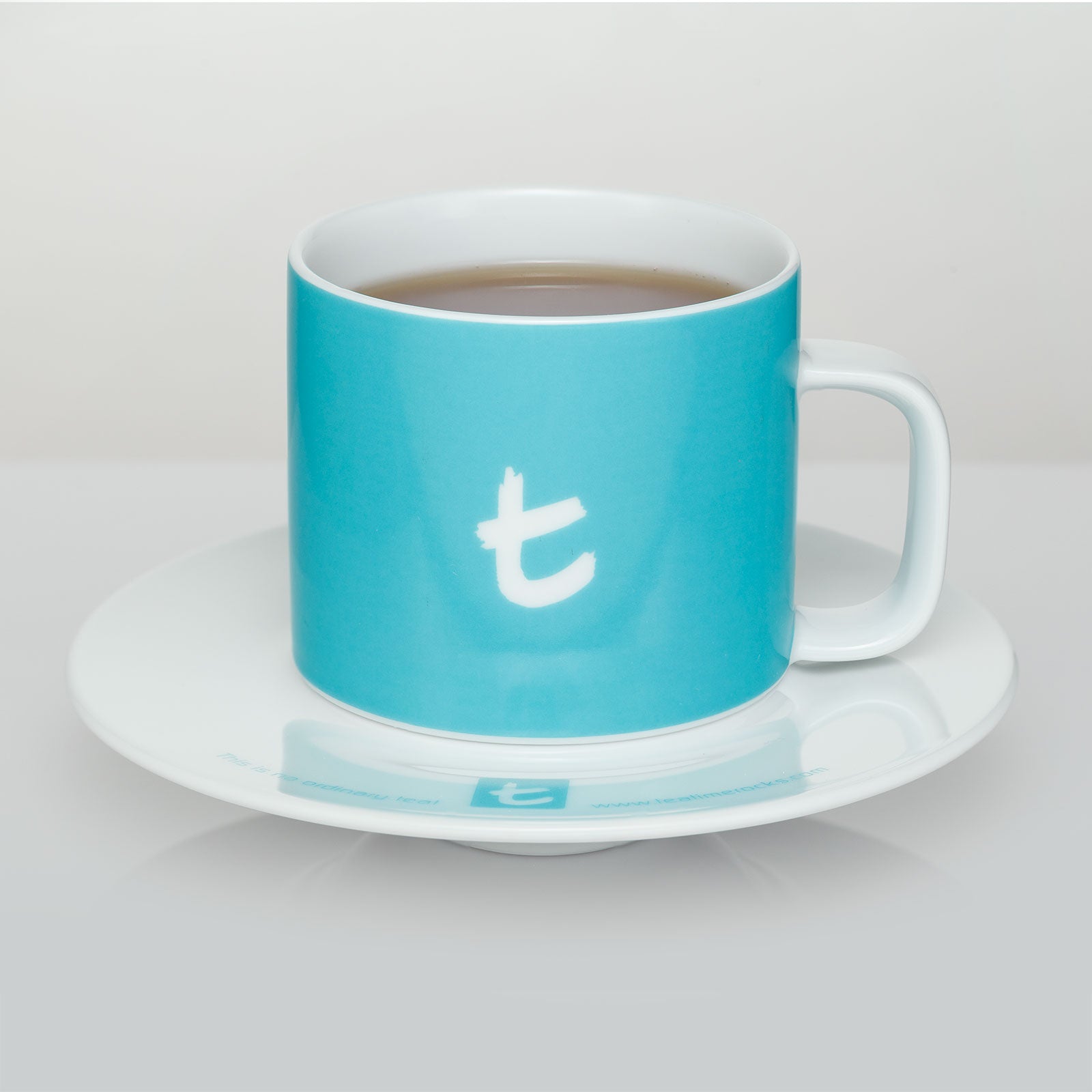 t-SERIES t-MUG & SAUCER SKY BLUE - 250ML – Dilmah-Singapore