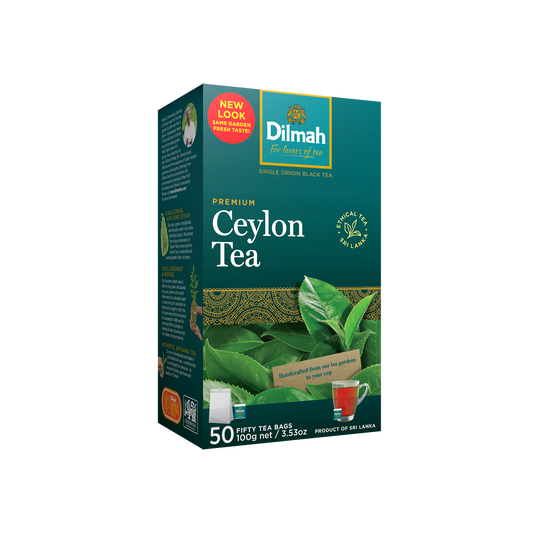 Premium Ceylon Black Tea - 50 Tea Bags – Dilmah-Singapore